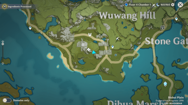 Violet Grass Genshin Impact Location Map – Dove coltivare Violet Grass ...