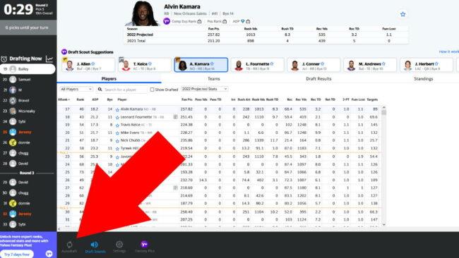 Cómo hacer un sorteo automático en Yahoo Fantasy Football - GameZis